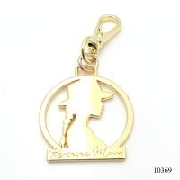 China Custom Metal Logo Tag Bag Charm OEM Zinc Alloy 500pcs MOQ for sale