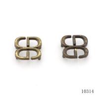 China Custom Antique Brass Metal Logo Tag for Leather Accessories OEM 20mm Label Pin for sale