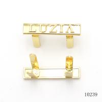 China Custom Metal Logo Label for Bag Accessories OEM 20 Years Experience 3000 Molds for sale