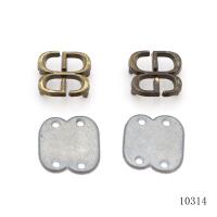 China Custom Antique Brass Metal Logo Tag for Leather Accessories OEM 20mm Label Pin for sale
