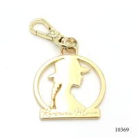 China Custom Metal Logo Tag Bag Charm OEM Zinc Alloy 500pcs MOQ for sale