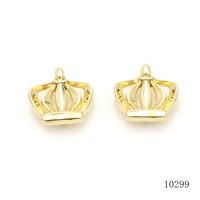 China Gold Crown Shape Metal Logo Custom Metal Brand Logo Tag For Leather Handbag Clothing for sale
