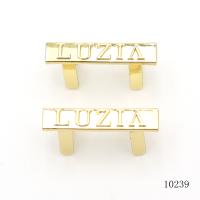 China Custom Metal Logo Label for Bag Accessories OEM 20 Years Experience 3000 Molds for sale