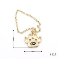 China Pet Collar Accessories Metal Label Charm Tag Custom Engraved Logo Hang Tag for Decorations for sale