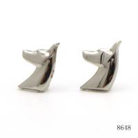 China Silver Plating Bag Cap Hat Metal Label Small Animal Head Logo Custom Metal Logo Plate for Decorations for sale