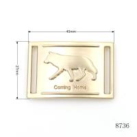 China Brushed Gold Plating Bag Metal Logo Rectangle Tag Plate Custom Metal Embossed Logo Plate for Bag Strap for sale