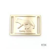 China Brushed Gold Plating Bag Metal Logo Rectangle Tag Plate Custom Metal Embossed Logo Plate for Bag Strap for sale