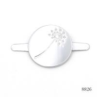 China 25mm Circle Metal Logo Bag Hardware Logo Plate Custom Engraved Metal Label Plate for Leather Handbags for sale