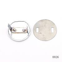 China 25mm Circle Metal Logo Bag Hardware Logo Plate Custom Engraved Metal Label Plate for Leather Handbags for sale