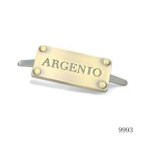 China Custom Antique Brass Metal Name Plate Logo Label for Bag Accessories 500pcs MOQ for sale