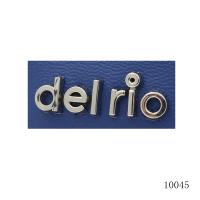 China Custom Small Metal Letter Logo for Bags | Zinc Alloy Bag Hardware for sale