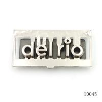 China Custom Small Metal Letter Logo for Bags | Zinc Alloy Bag Hardware for sale