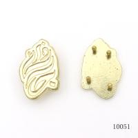China Custom Gold Metal Logo Plate With 4 Pins, Small Embossed Metal Shoe Tags, Zinc Alloy Sandals Hardware Badge For Footwear for sale