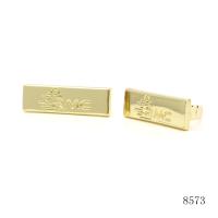 China Gold Plating Lady Bag Metal Logo Rectangle Label Plate Custom Engraved Metal Name Plate for Bags or Purse for sale