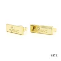 China Gold Plating Lady Bag Metal Logo Rectangle Label Plate Custom Engraved Metal Name Plate for Bags or Purse for sale
