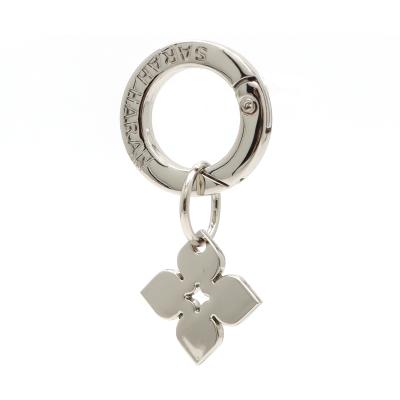China Bag Accessories Flat Spring O Ring Customized Key Chain Clasp Carabiner Ring Clip for sale