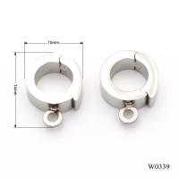 China 10mm Mini Round Stainless Steel Spring Ring Superb Quality 316 304 Steel Carabiner For Keychain  Accessories for sale