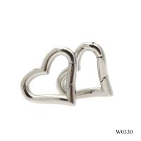 China 20mm Heart Shaped Stainless Steel Spring Ring 3.0mm Wire for Handbag Jewelry for sale