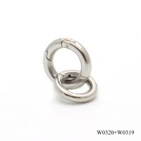 China Top Quality 12mm Stainless Steel Ring Metal Spring O Ring Key Chain Clasp Small Jewelry Connector O Ring for sale