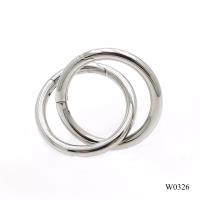 China 35mm Stainless Steel Spring O Ring Snap Clasp 4mm Thick for Bags Leather Crafts for sale