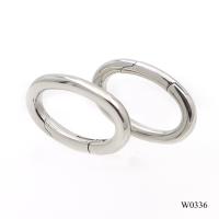 China Luxury Stainless Steel Oval Shape Key Chain Ring Metal O Ring Spring Ring Snap Spring Clip for sale
