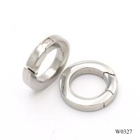 China 10mm Marine Grade 316 Stainless Steel Spring Ring Round Carabiner for Handbag Keychain for sale