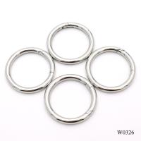 China 35mm Stainless Steel Spring O Ring Snap Clasp 4mm Thick for Bags Leather Crafts for sale