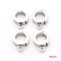 China 10mm Mini Round Stainless Steel Spring Ring Superb Quality 316 304 Steel Carabiner For Keychain  Accessories for sale