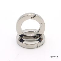China 10mm Marine Grade 316 Stainless Steel Spring Ring Round Carabiner for Handbag Keychain for sale