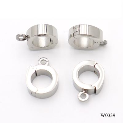China 10mm Mini Round Stainless Steel Spring Ring Superb Quality 316 304 Steel Carabiner For Keychain  Accessories for sale