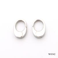 China Mini Oval Stainless Steel Snap Spring Ring Connector 8mm for Necklace Bracelet Earring Craft Hardware for sale