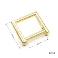 China Custom Logo Metal D Ring 25mm Adjust Buckle Bag Hardware Accessories for sale