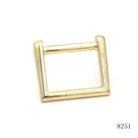 China Custom Logo Metal D Ring 25mm Adjust Buckle Bag Hardware Accessories for sale