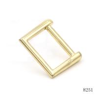 China Custom Logo Metal D Ring 25mm Adjust Buckle Bag Hardware Accessories for sale