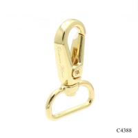 China Custom Metal Swivel Snap Hooks 50mm Durable Bag Accessories with Laser Logo for OEM for sale