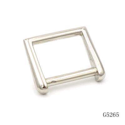 China 25mm Square Metal D Ring Buckle for Bag Strap Zinc Alloy Die Cast Hardware for sale