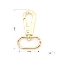 China Metal Swivel Snap Hook 26mm for Bags Keychains Hardware Durable Clasp for sale