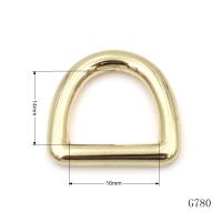 China Custom Metal D Ring Buckle 16mm for Dog Collar Bag Strap Adjustable Hardware for sale