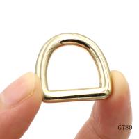 China Custom Metal D Ring Buckle 16mm for Dog Collar Bag Strap Adjustable Hardware for sale