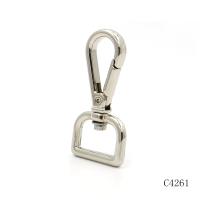 China Metal Swivel Snap Hook 19.5mm with D Ring for Bags and Straps Durable Clasp Hardware for sale