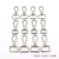 China Metal Swivel Snap Hook 19.5mm with D Ring for Bags and Straps Durable Clasp Hardware for sale