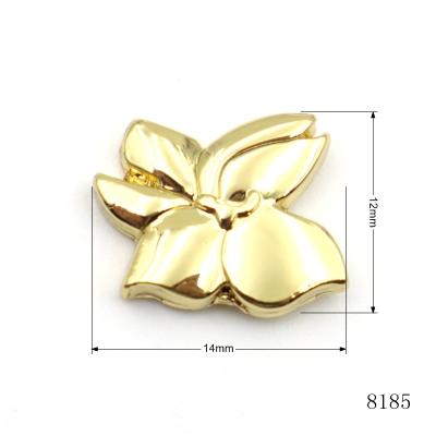 China Custom 3D Metal Logo Label for Bag Brand Nameplate OEM Zinc Alloy 20mm for sale