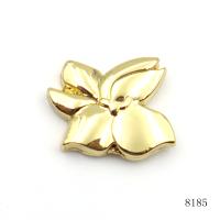 China Custom 3D Metal Logo Label for Bag Brand Nameplate OEM Zinc Alloy 20mm for sale