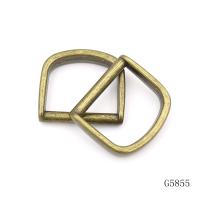 China Bag Accessories Metal Slider Buckle Antique Brass D Ring 27mm Bag Strap Adjuster for sale
