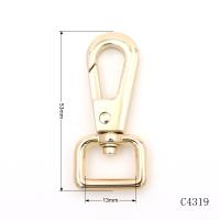 China Premium 13mm Metal Snap Hook for Key Chain Clasp Small Bag Swivel Snap Hook for sale