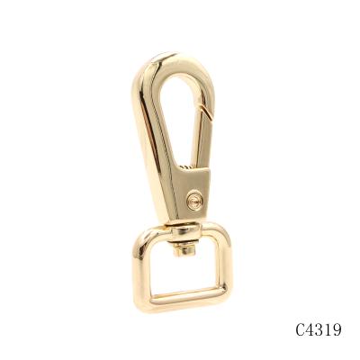 China Premium 13mm Metal Snap Hook for Key Chain Clasp Small Bag Swivel Snap Hook for sale