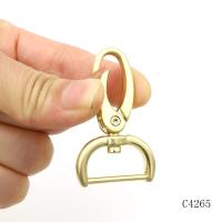 China Premium Brush Gold Plated Metal Snap Hook Dog Lead Clip Key Chain Hook Bag Snap Hook for sale