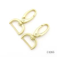 China Premium Brush Gold Plated Metal Snap Hook Dog Lead Clip Key Chain Hook Bag Snap Hook for sale