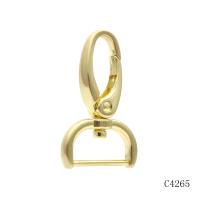 China Premium Brush Gold Plated Metal Snap Hook Dog Lead Clip Key Chain Hook Bag Snap Hook for sale