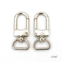 China Manufacturer Wholesale Metal Lobser Snap Hook Key chain Clasp Carabiner Metal Keychain Clip Bag Clasp for sale